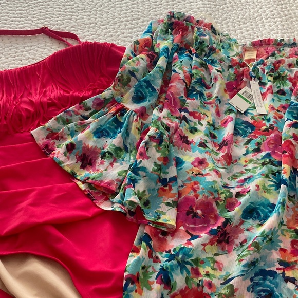 Bleu Rod Beattie | Swim | Bleu Rod Beattie Bright Floral Coverup And ...